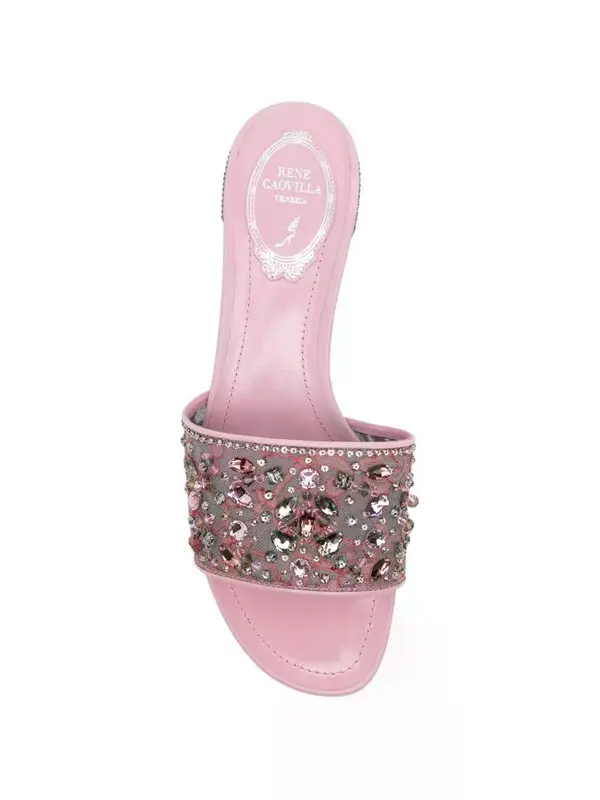 Rene Caovilla Christy Crystal-embellished Sandals