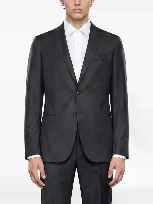 Caruso Single-breasted Pressed-crease Suit