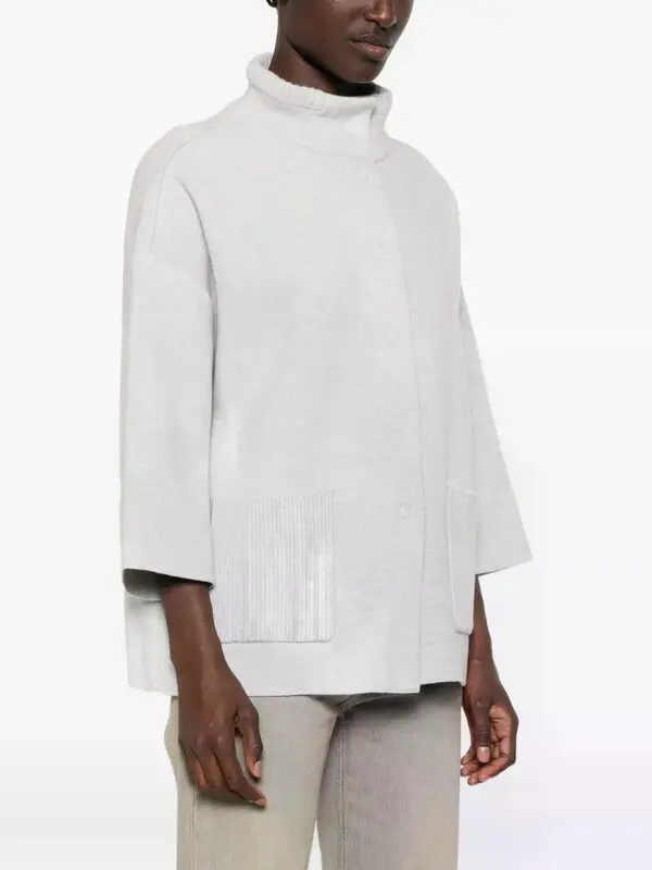 ANNE CLAIRE High-neck Cardigan