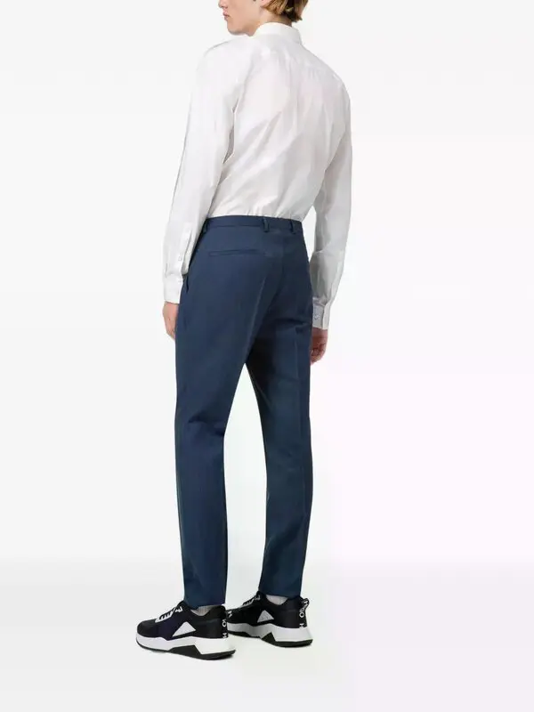 Hugo Slim-fit Pressed-crease Trousers