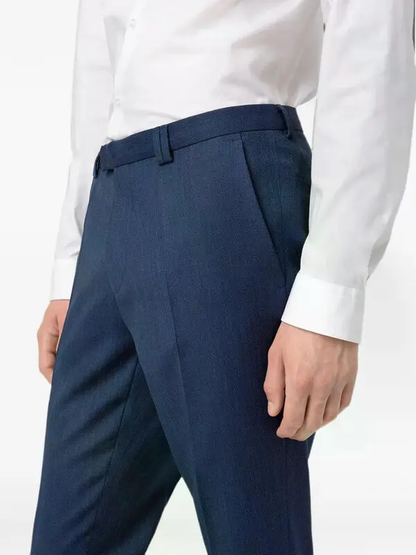 Hugo Slim-fit Pressed-crease Trousers