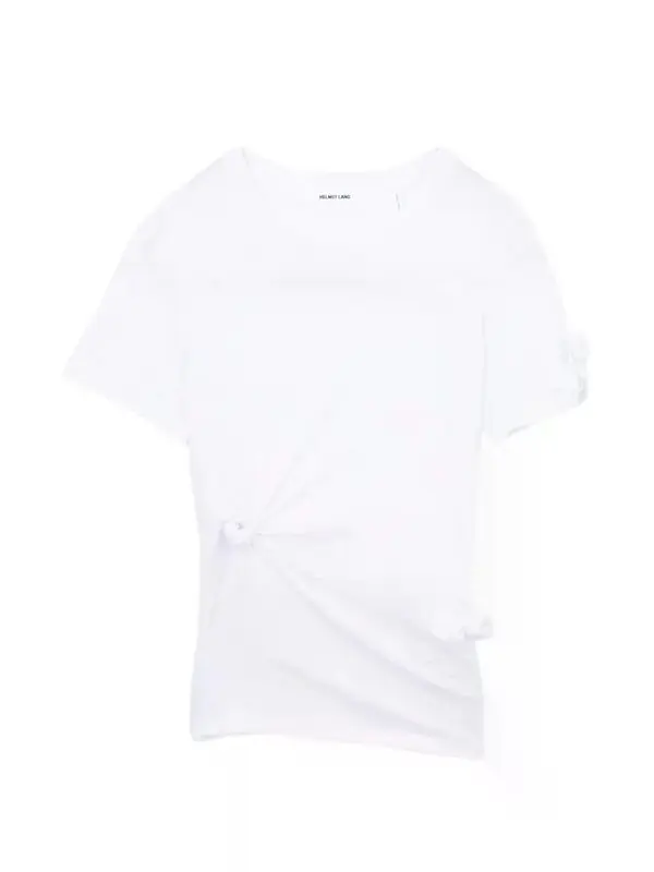 Helmut Lang Knotted Baby Tee - White