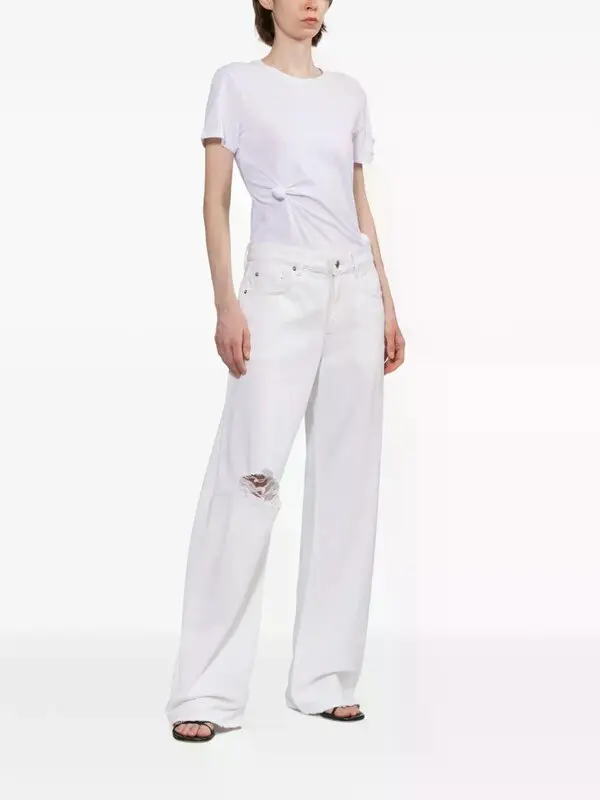 Helmut Lang Knotted Baby Tee