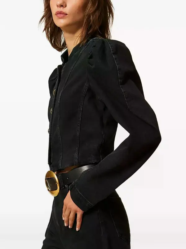 TWINSET Fitted Denim Jacket