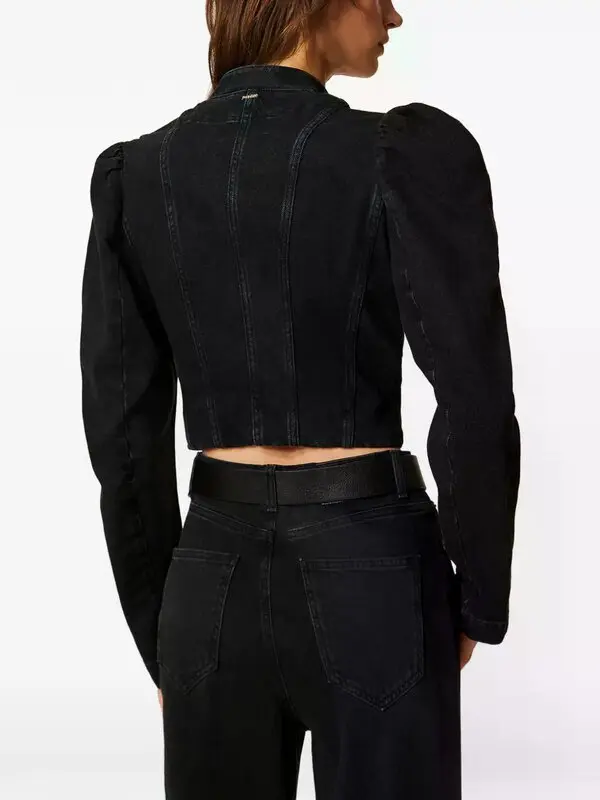 TWINSET Fitted Denim Jacket