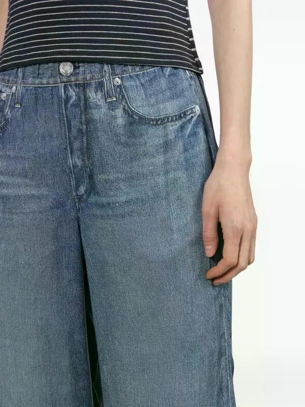 Rag & Bone Denim-print Trousers