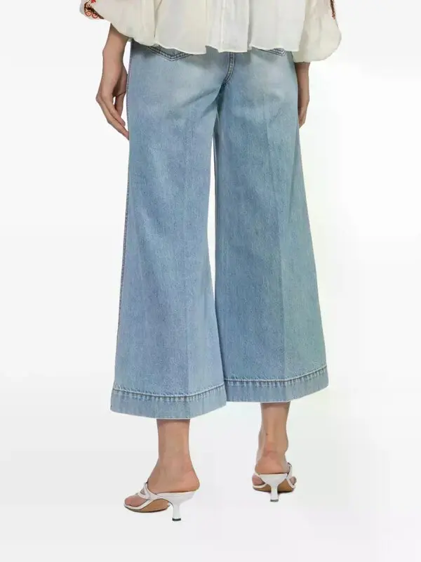Zimmermann Faded Wide-leg Jeans