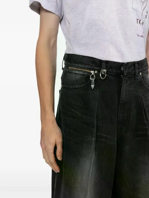 Toga Faded Wide-leg Jeans