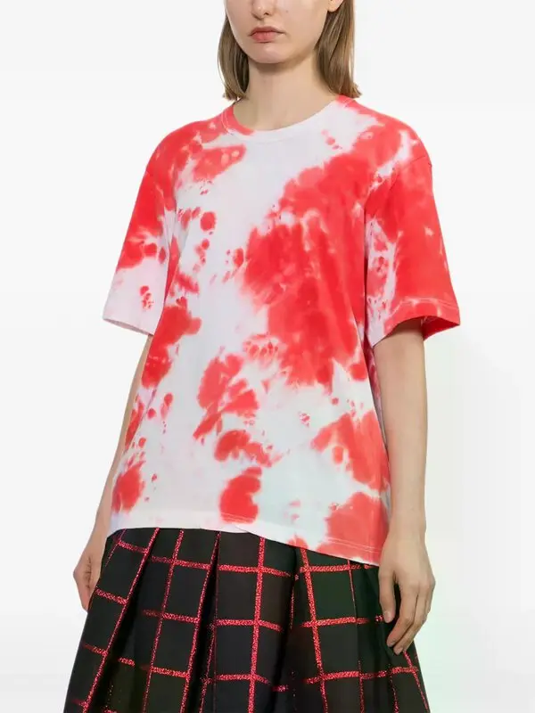 Comme Des Garçons Cotton Tie-dye T-shirt - White