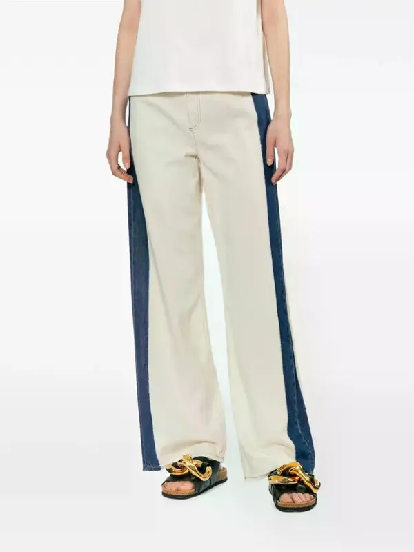 Rag & Bone Two-tone Straight-leg Jeans