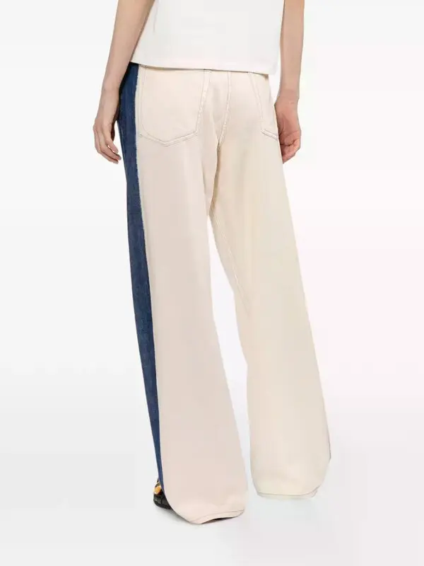 Rag & Bone Two-tone Straight-leg Jeans