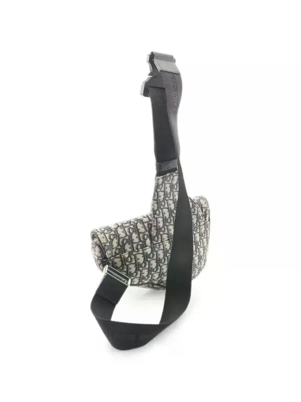 Dior 2000s Saddle Oblique-jacquard Sling Bag