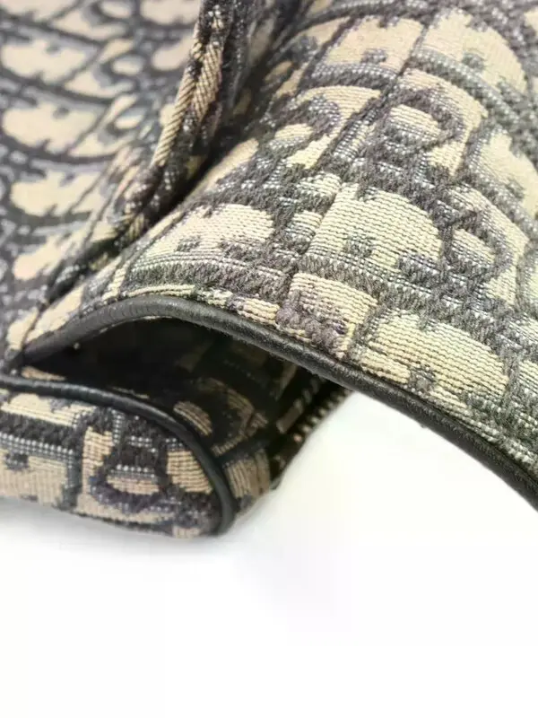 Dior 2000s Saddle Oblique-jacquard Sling Bag
