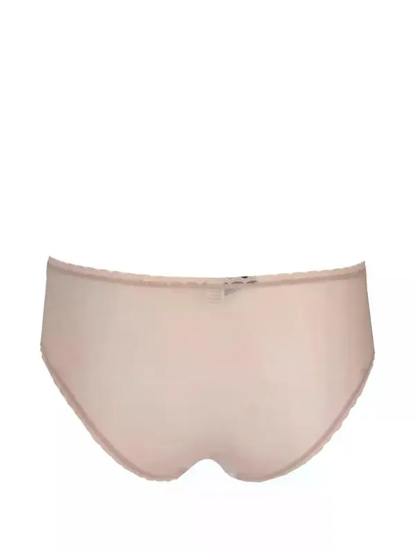LAURA URBINATI Tulle Scalloped Lingerie Set