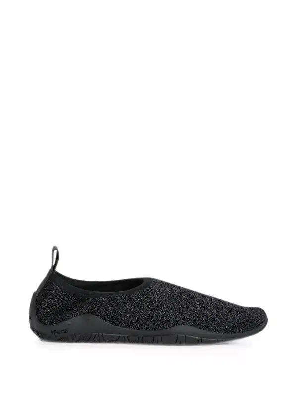 JIL SANDER Glitter-effect Pull-tab Sneakers