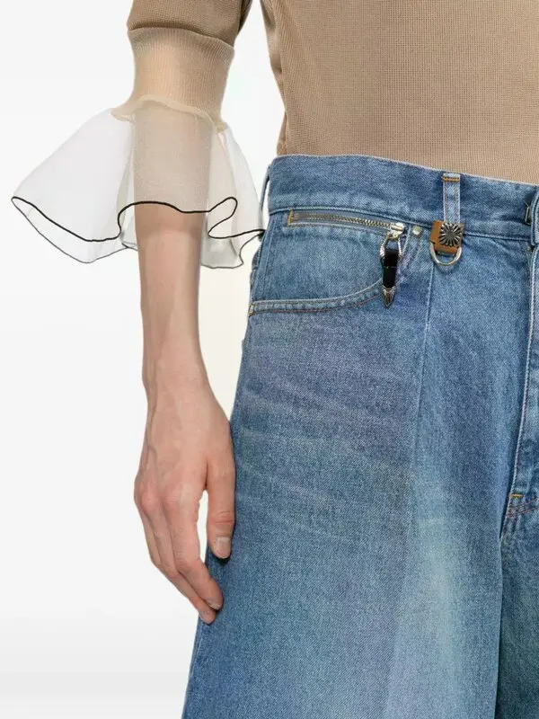 Toga Wide-leg Pleated Jeans