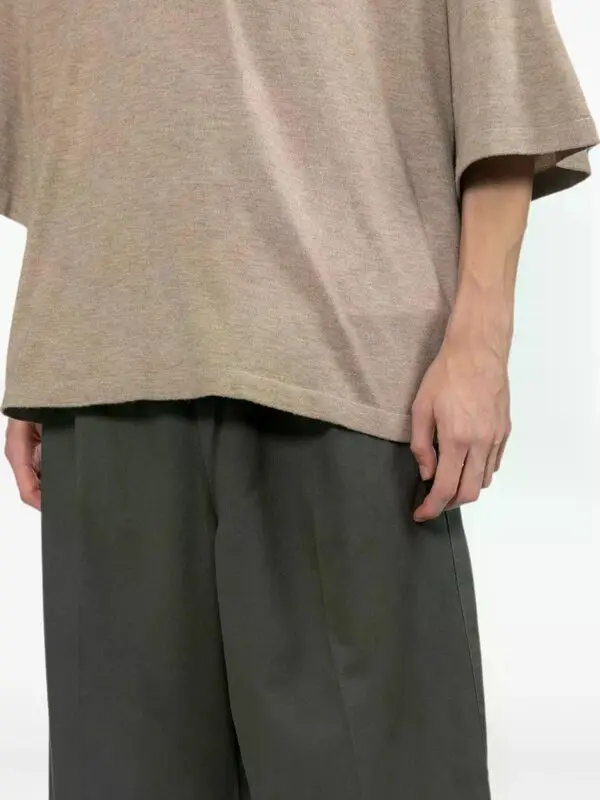 ESSENTIALS Drawstring Wide-leg Trousers