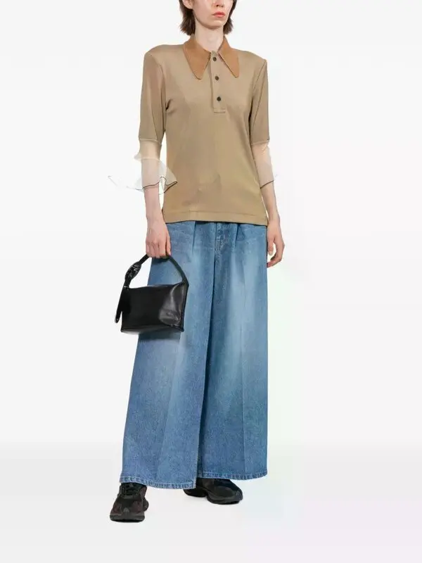 Toga Stud-embellished Leather Tote Bag