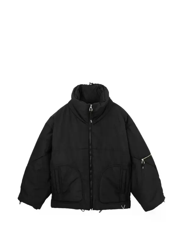Toga Quilted Zip-up Jacket With Drawstring Hem