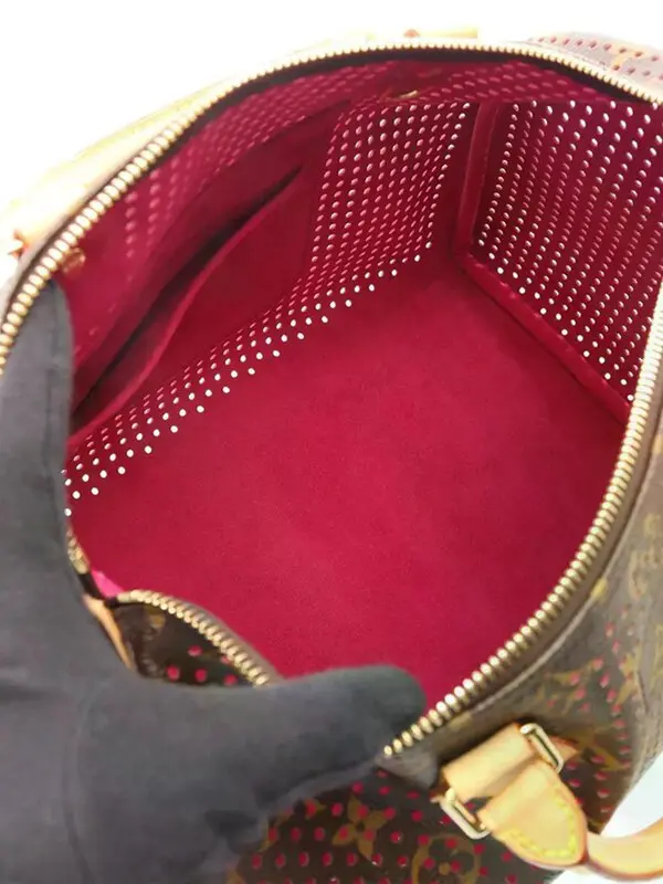 LOUIS VUITTON 2006 Monogram Perforated Speedy 30 Boston Bag