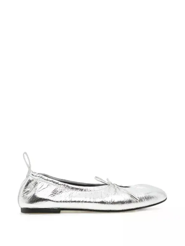 ALOHAS Rosalind Shimmer Ballet Flats - Silver