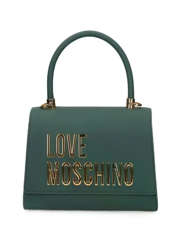 Moschino Logo-plaque Tote Bag - Green