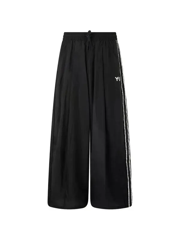 Adidas X Y-3 Raw Edge Logo-print Wide-leg Palazzo Pants