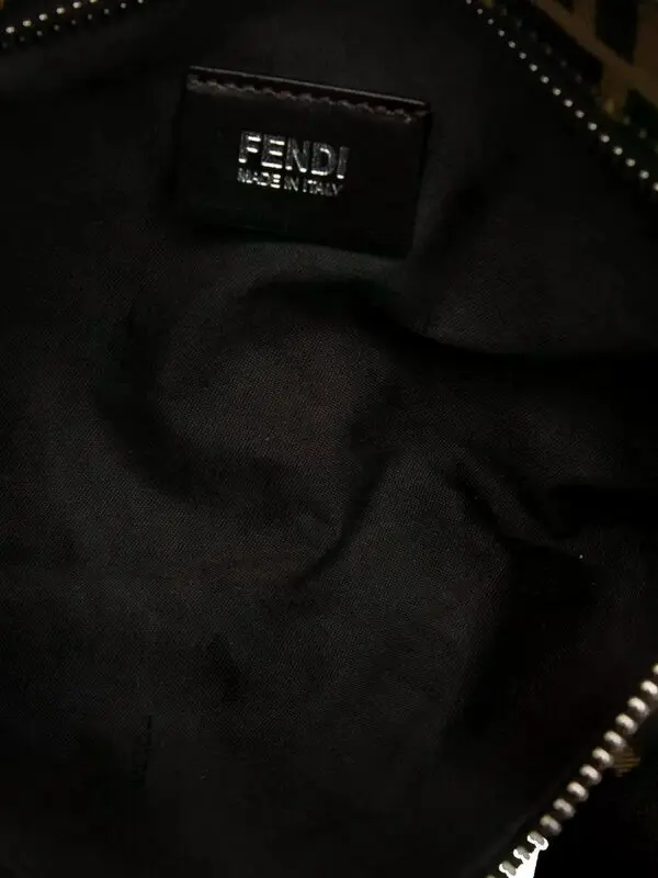 Fendi Zucca Canvas Double Pocket Belt Bag