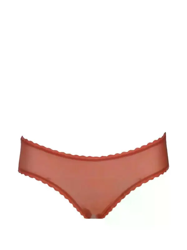 LAURA URBINATI Tulle Briefs - Orange