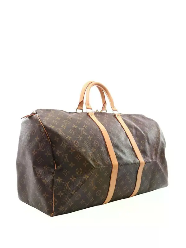 LOUIS VUITTON Monogram Keepall 55 Travel Bag