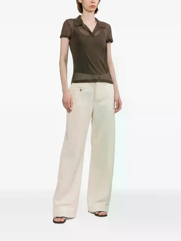 Helmut Lang Sheer-panel Top