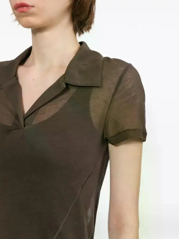 Helmut Lang Sheer-panel Top