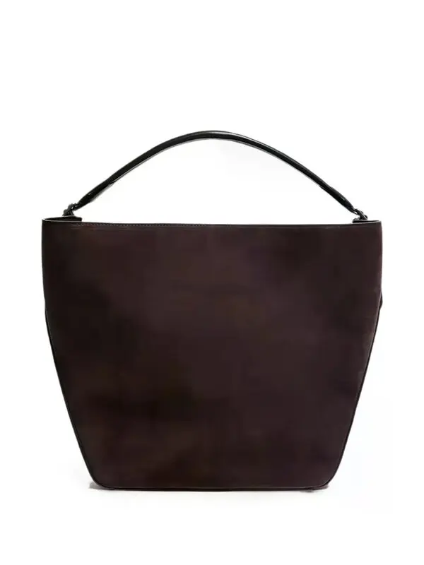 Moncler Carlo Suede Shoulder Bag
