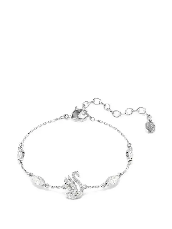 SWAROVSKI Swan Crystal-embellished Bracelet - Silver