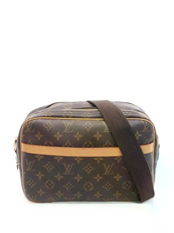 LOUIS VUITTON 2003 Reporter Pm Monogram Shoulder Bag - Brown