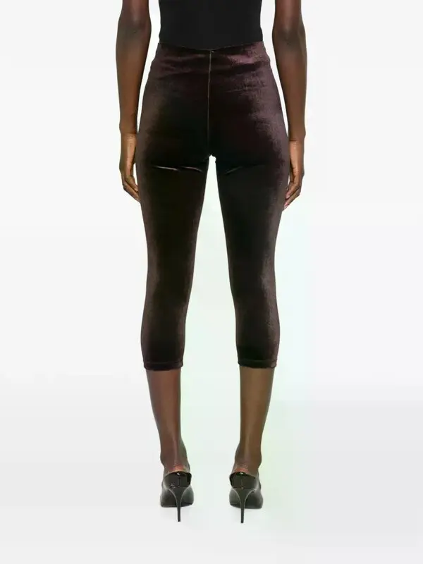 Andamane Velvet Cropped Trousers