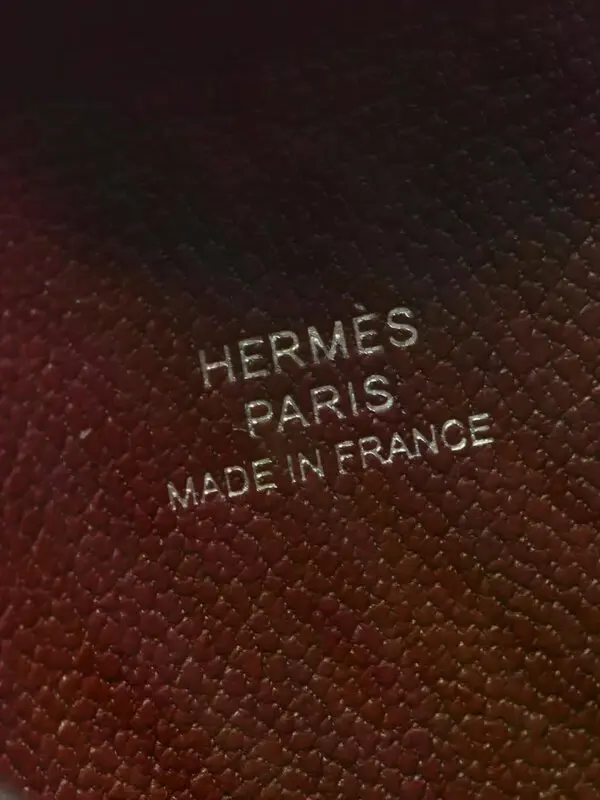 Hermès 2023 Iliade Leather Card Holder