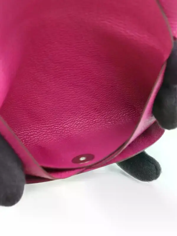 Hermès Calviduo Chèvre Leather Coin Purse