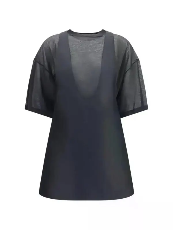 Balenciaga Hybrid T-shirt Dress - Black