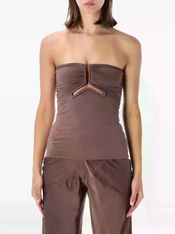 Rick Owens Alannah Prong Bustier - Brown