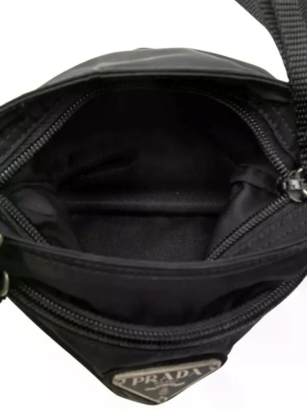 Prada 2000-2013 Tessuto Zip Top Crossbody Bag