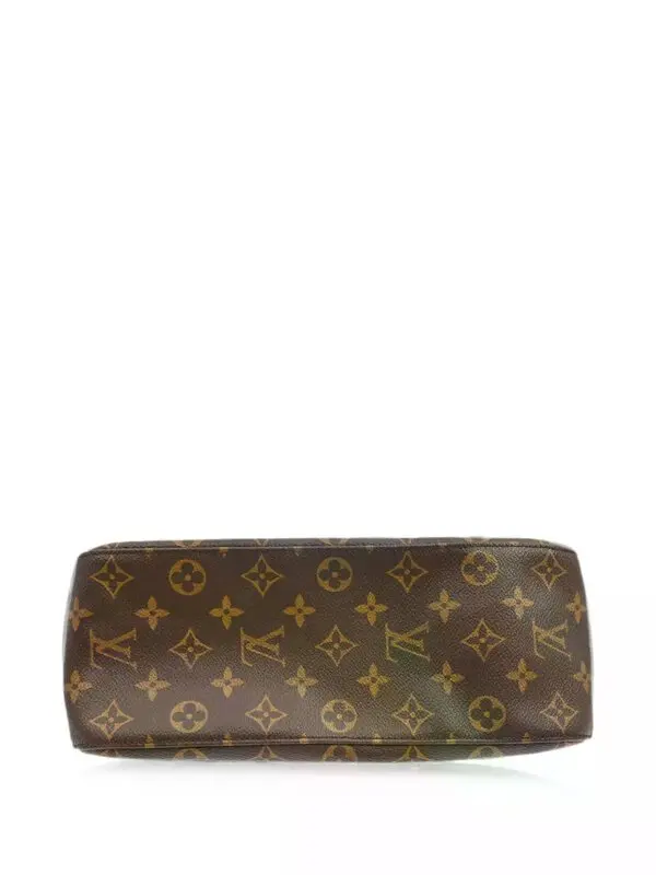 LOUIS VUITTON 2001 Looping Monogram Shoulder Bag - Brown