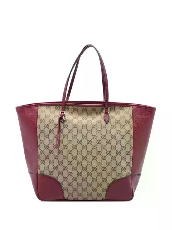 Gucci 2016-2026 Gg Canvas Bree Tote Bag - Neutrals