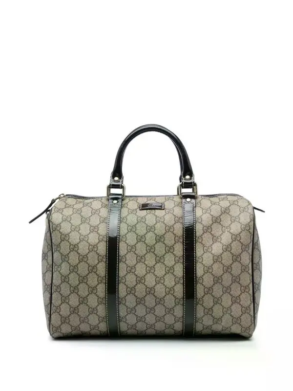 Gucci Gg Supreme Joy Boston Bag - Neutrals