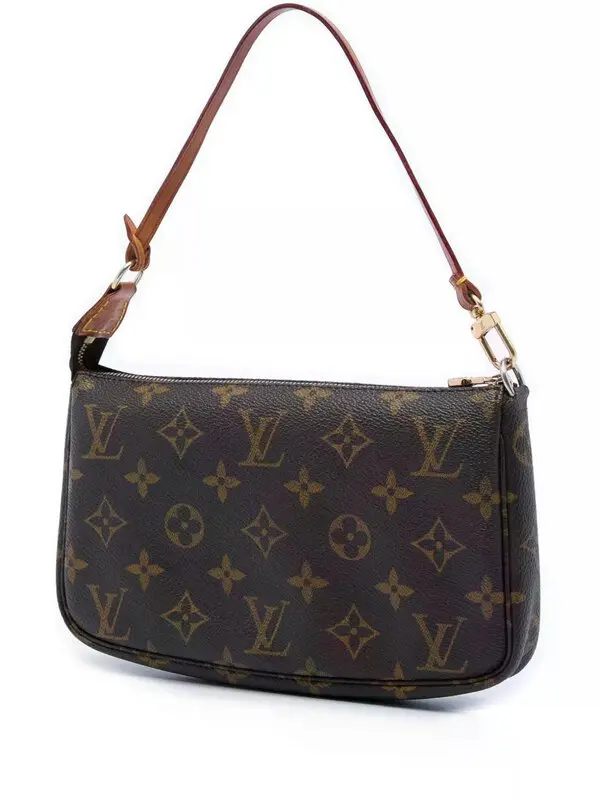 LOUIS VUITTON 1999 Monogram Pochette Accessoires Shoulder Bag