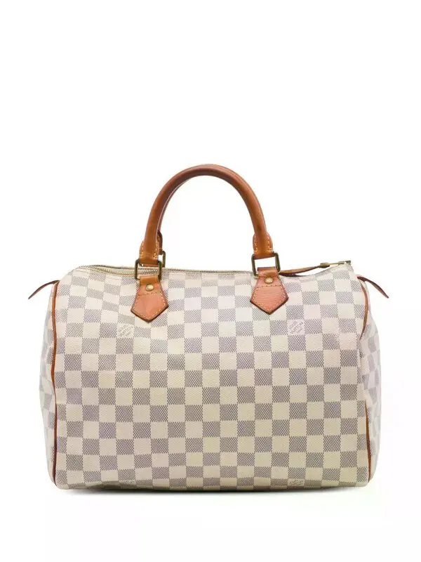 LOUIS VUITTON Damier Azur Speedy 30 Boston Bag