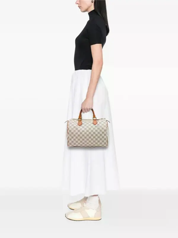 LOUIS VUITTON Damier Azur Speedy 30 Boston Bag
