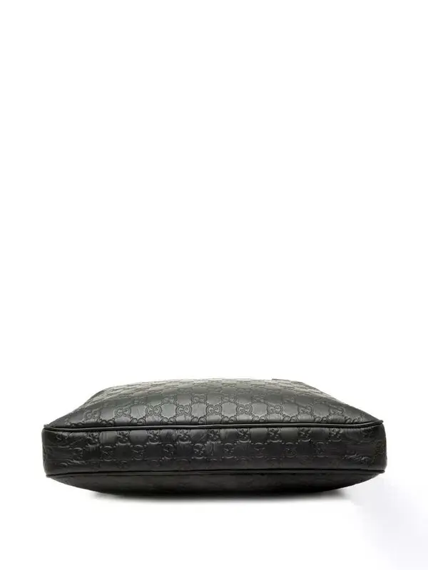 Gucci Embossed Leather Business Bag