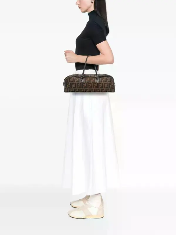 Fendi 2000-2010 Zucca Canvas Handbag
