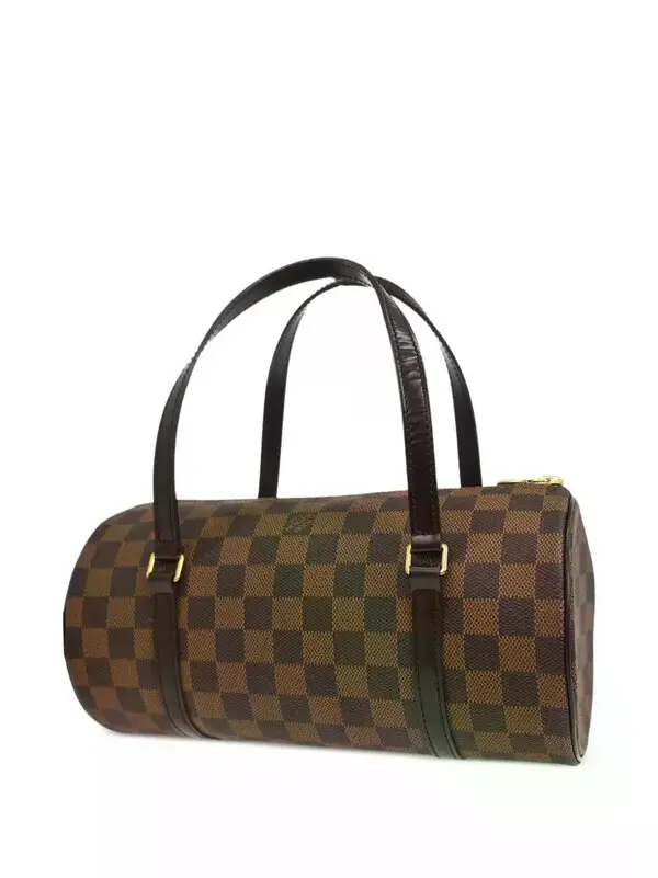 LOUIS VUITTON 2008 Papillon Damier Ebene Canvas Tote Bag